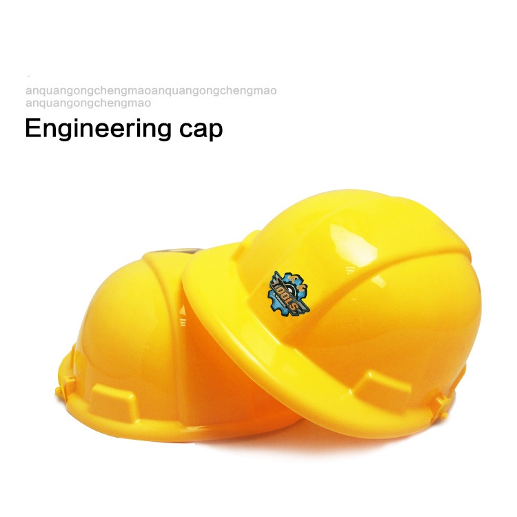 Toy Construction Hard Hats | Soft Plastic Yellow Kids Party Hat ...