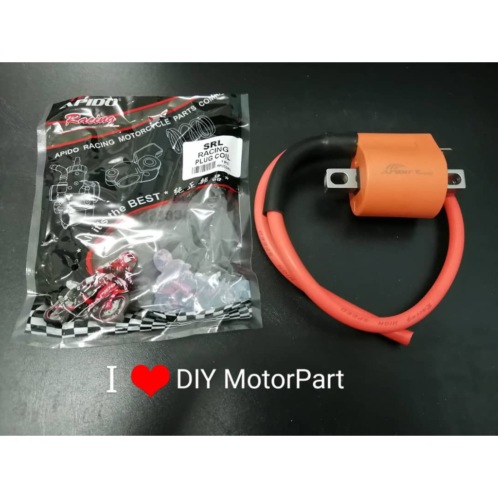 COIL PLUG BODY KOIL RACING OREN ORANGE APIDO UNIVERSAL EX5 DREAM HP ...
