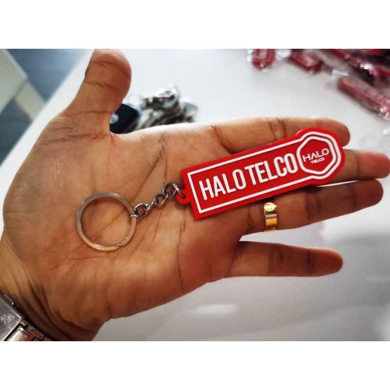 Key Chain Getah Halo Telco yg Cantik | Shopee Malaysia