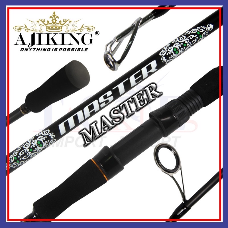 6'6ft Ajiking Master Extra Ultra Light Spinning Fishing Rod | Shopee ...