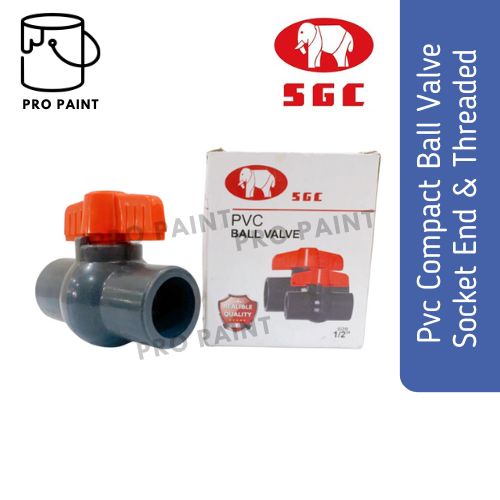 SGC Pvc Ball Valve Threaded or Non-Threaded Thread Pipe Fitting ...