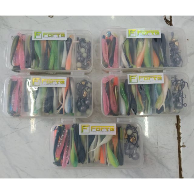 UL Rubber Fish Set Lure | Shopee Malaysia