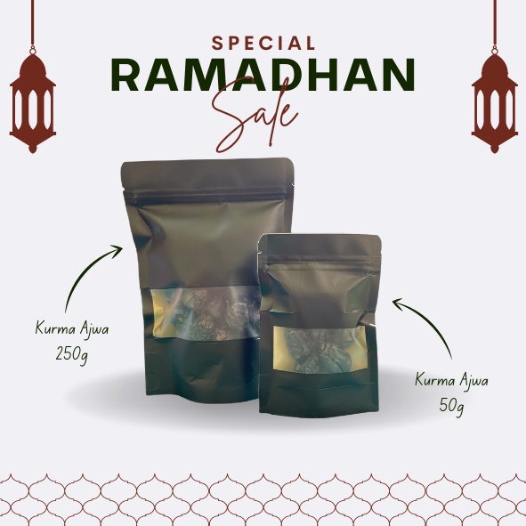 Special Ramadhan: Kurma Ajwa AA (250g / 50g) | Shopee Malaysia