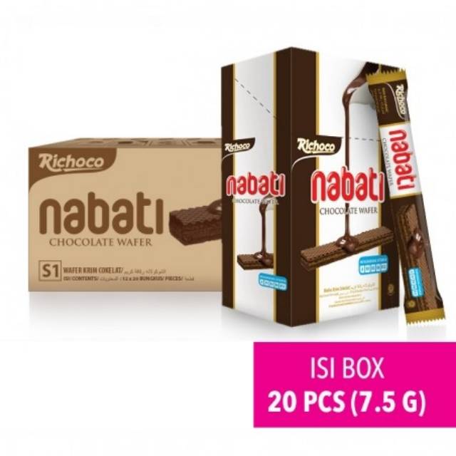 Richoco Nabati Chocolate Wafers Chocolate box 20pcs | Shopee Malaysia