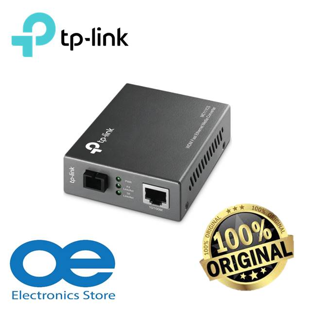 TP-Link MC111CS Network Fiber 10/100 Mbps RJ45 to 100 Mbps Single-mode ...