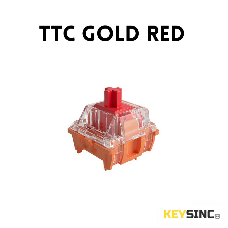 TTC Gold Red Linear Switch Ready Stock 1pcs | Shopee Malaysia