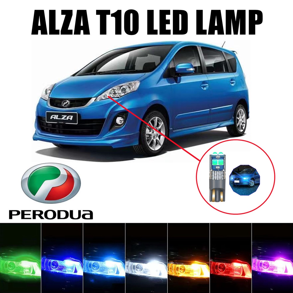 1PC LED Perodua Alza T10/W5W Bulb Small Headlight Alza lamp LED Dome ...