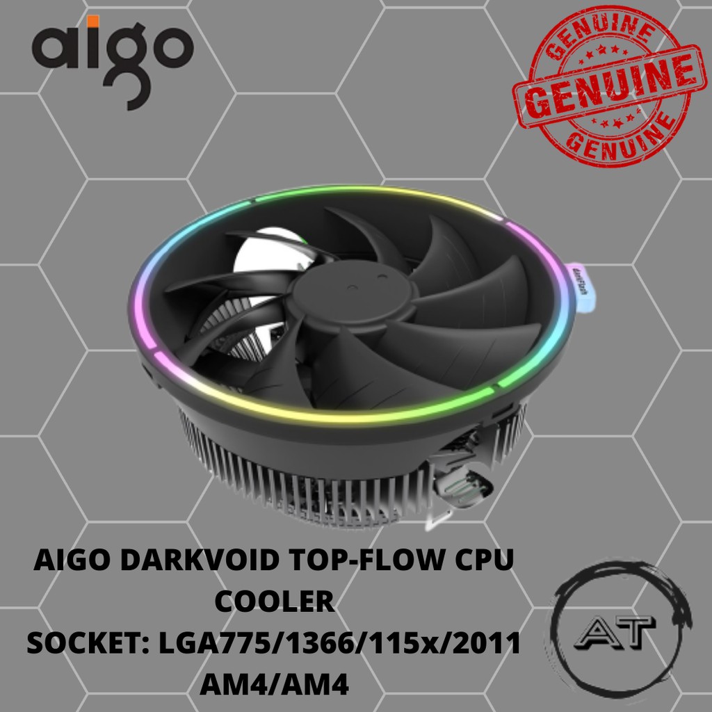 AIGO DARKVOID TOP-FLOW CPU COOLER | Shopee Malaysia