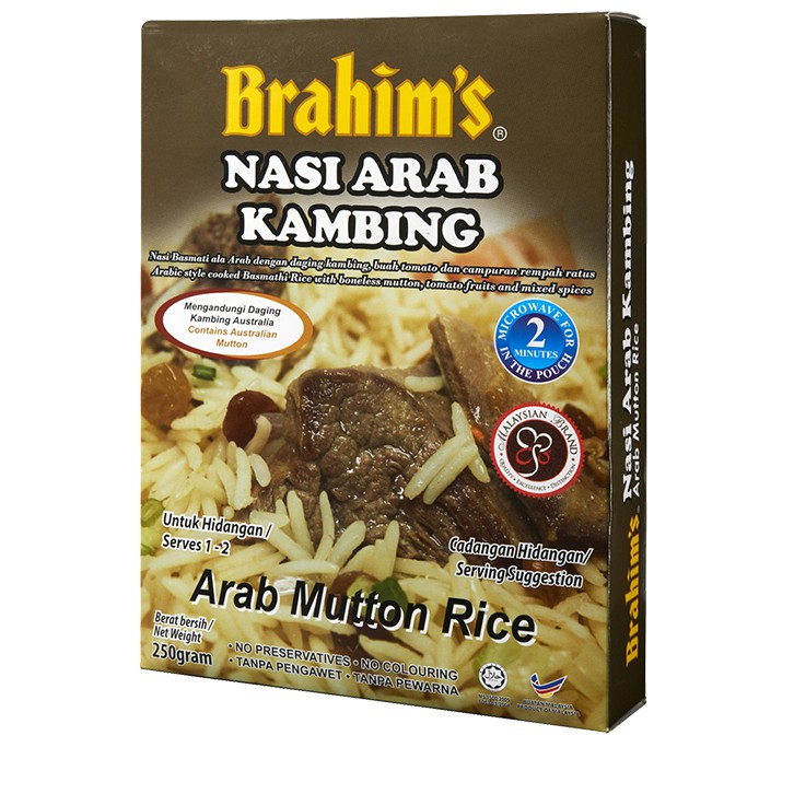 BRAHIM'S READY STOCK_MEALS READY TO EAT RICE_READY TO EAT RICE BRAHIMS ...