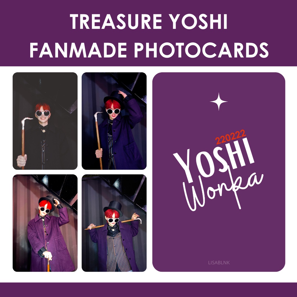 TREASURE YOSHI FANMADE PHOTOCARDS (UNOFFICIAL) | Shopee Malaysia
