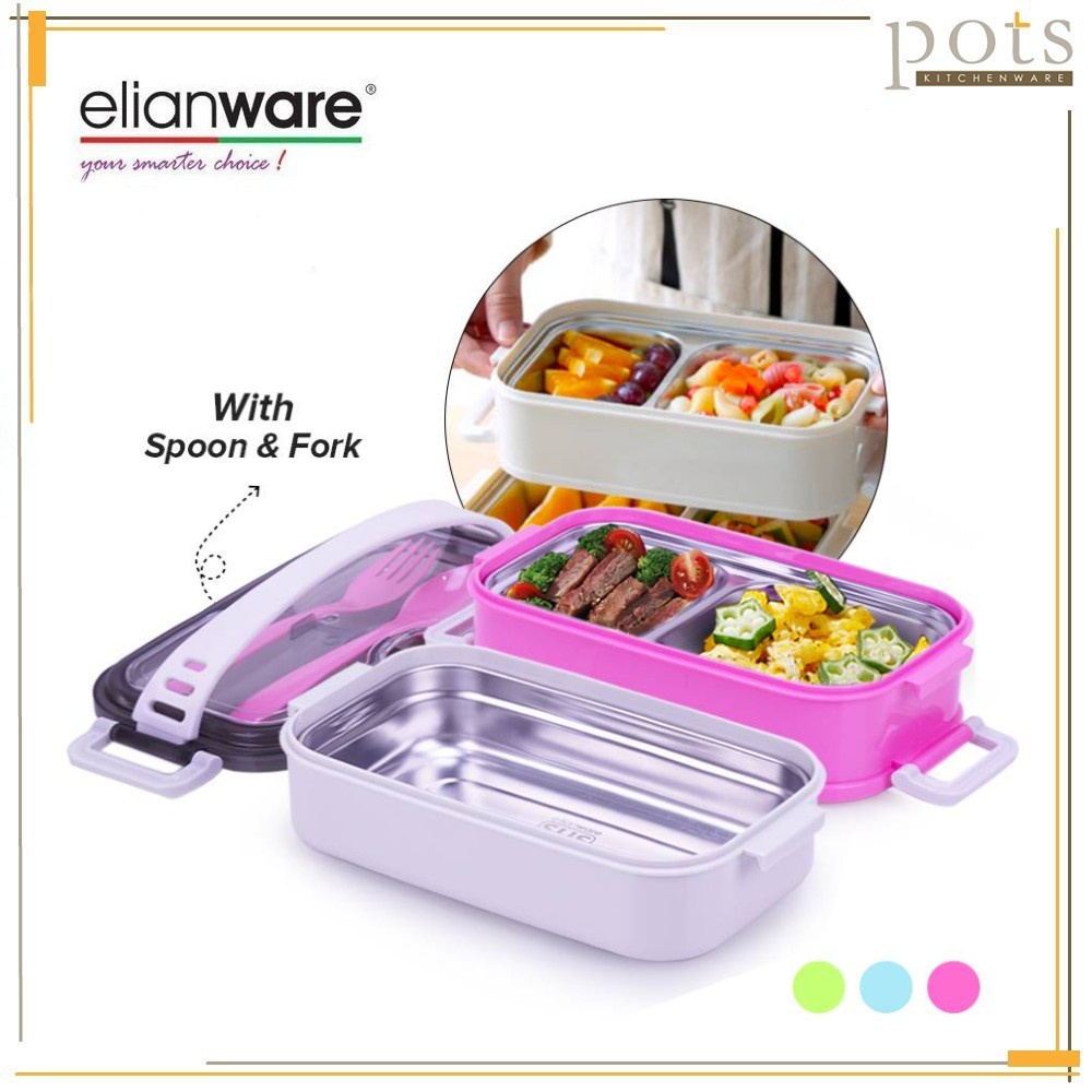Elianware BPA FREE SUS304 Stainless Steel Lunch Box Food Container ...