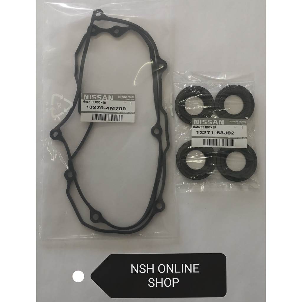 Valve Cover Gasket with Plug Seal (OEM) for Nissan Sentra N16 1.6 & 1.8 ...