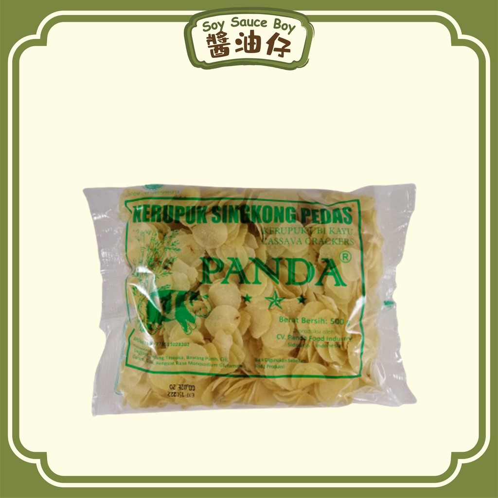 Keropok / Kerupuk Singkong Pedas Cap Panda | Panda Cassava Crackers ...