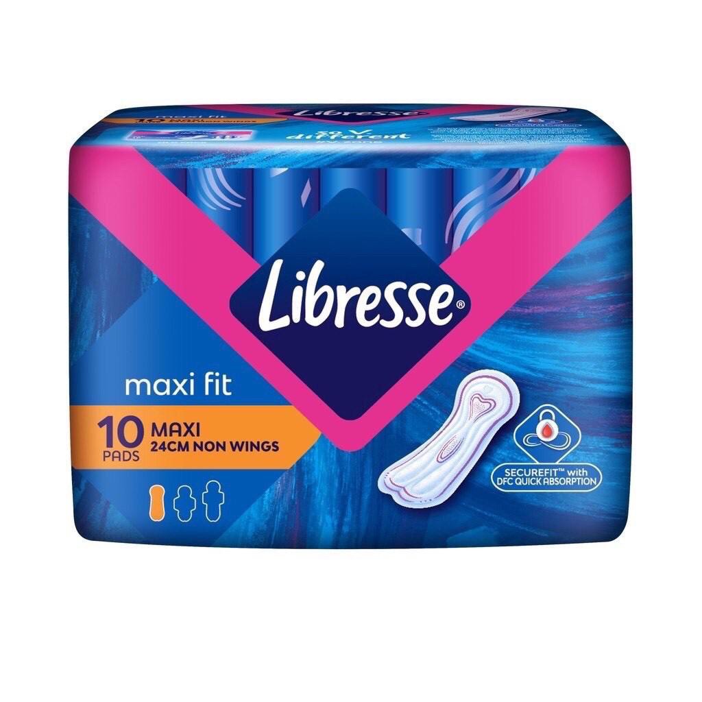 LIBRESSE Non Wings Maxi Fit / Tuala Wanita / Sanitary Pad Maxi ( 24cm x ...