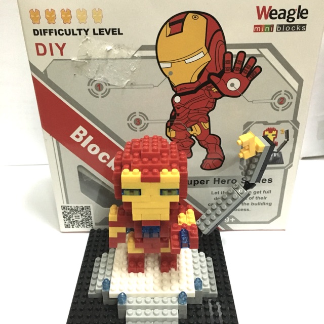 Iron Man Super Hero Nano blocks/toy building blocks/nano blocks ...