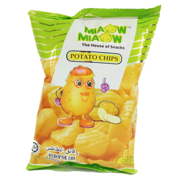 Halal snacks 45g /50g Miaow Miaow Hot & Spicy Chicken Prawn Cuttlefish ...