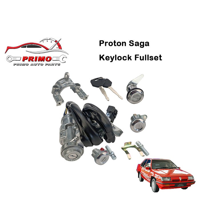 PRIMO Old Proton Saga Iswara Sedan / Aeroback Starter Key Set Door Key ...