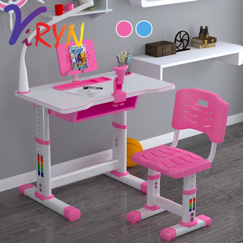 ViRYN Adjustable Height Children Study Table With Lamp Kids Online ...