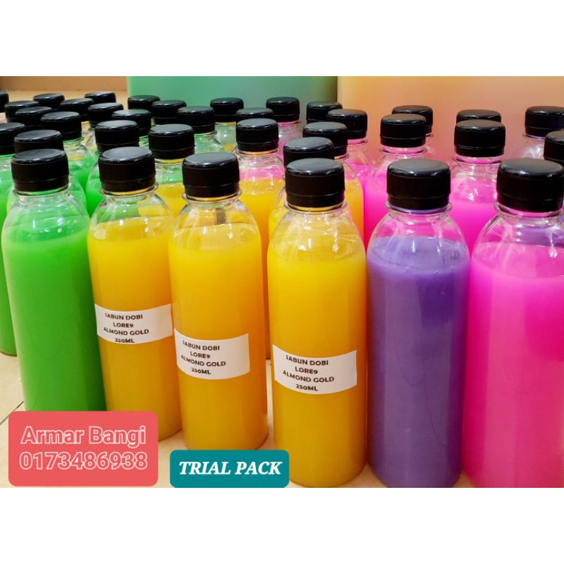 BOTOL KECIL-SABUN DOBI MINI- Liquid Detergent, TRAVEL PACK 250ML ...