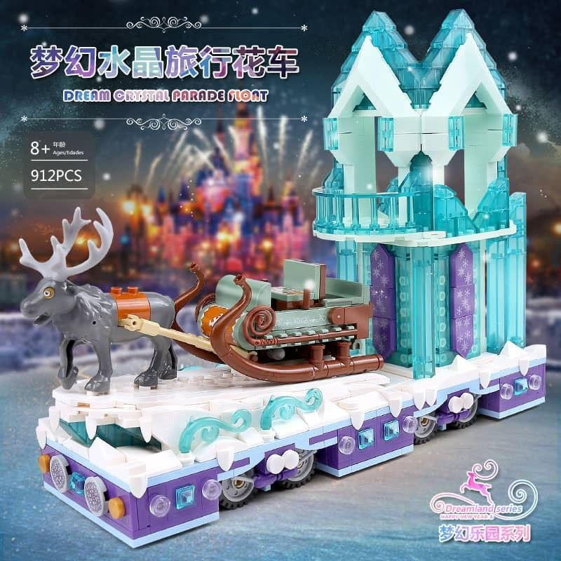 Mould King KINGLAND Dream Crystal Castle Parade Float Building ...
