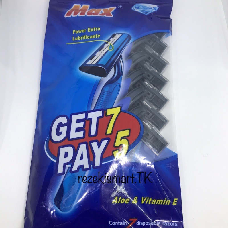 Max Disposable Razor - Shaver / Hair Shaver / Pencukur Rambut & Bulu ...
