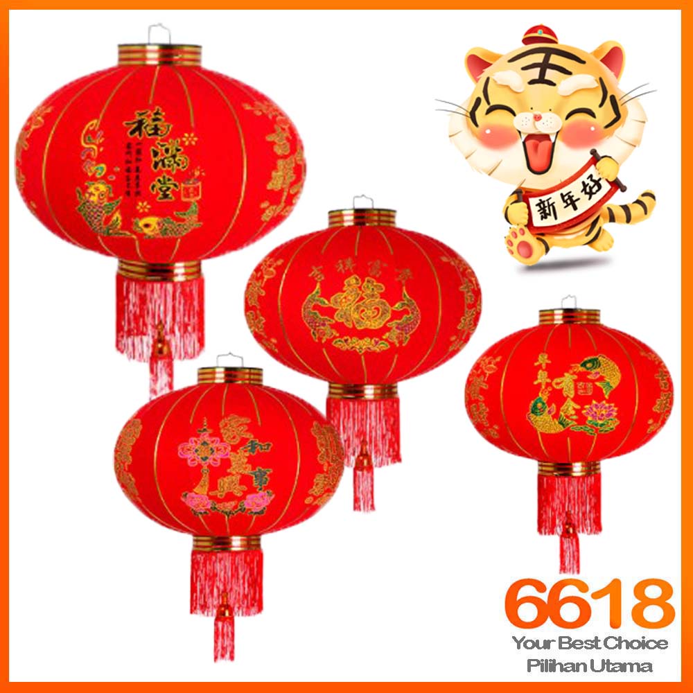 Tanglung Tahun Baru Cina Hiasan Rumah Tanglung Merah Besar New Year ...