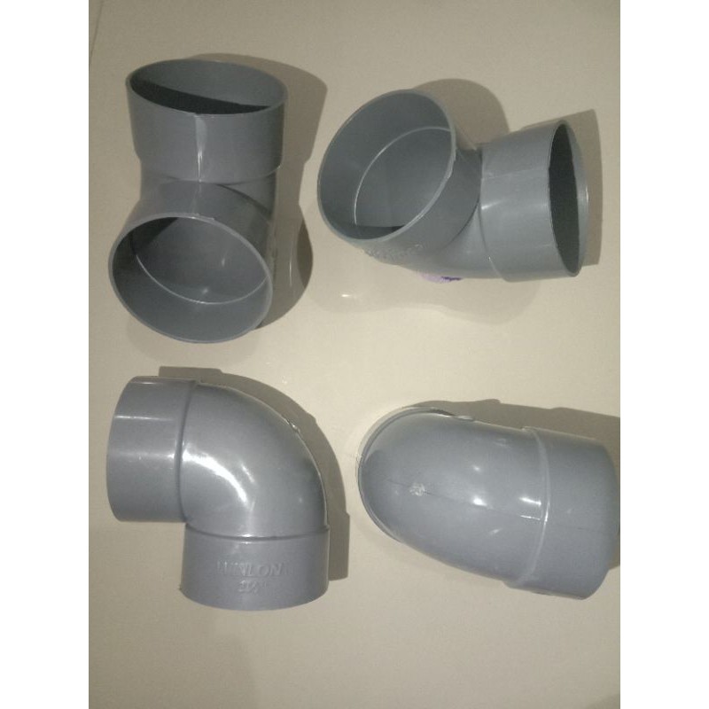 Curved PVC Pipe Connection / Knee 2,5 inch Winlon | Shopee Malaysia