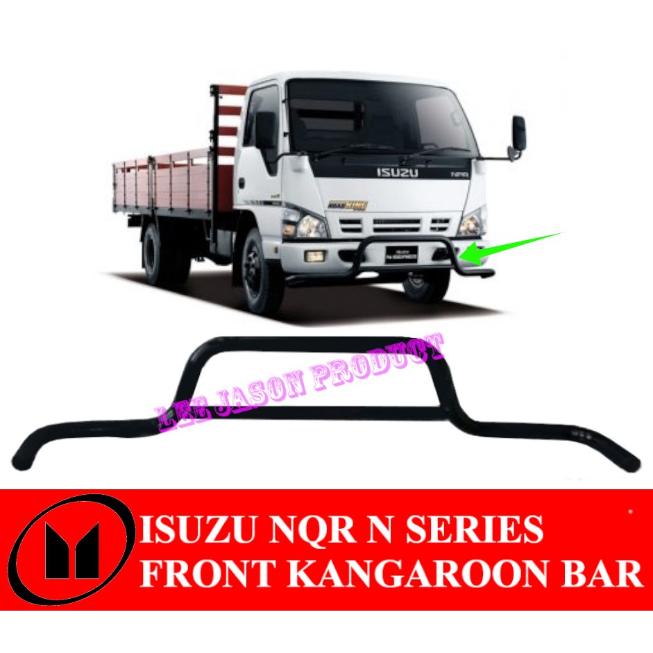 J133S04 ISUZU NQR N SERIES LORRY TRUCK FRONT KANGAROO BAR BLACK COLOUR ...