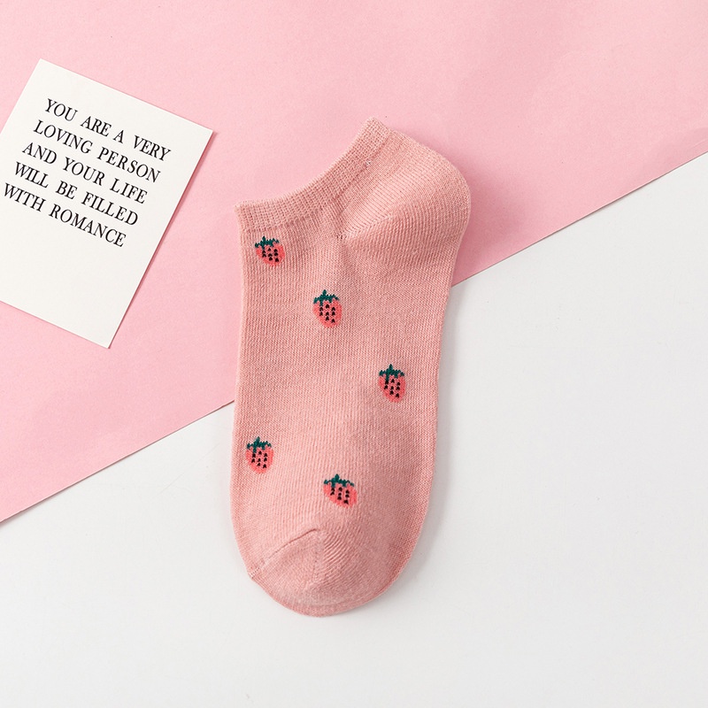 Women's short-neck socks - women's low-neck cotton socks in plain color ...