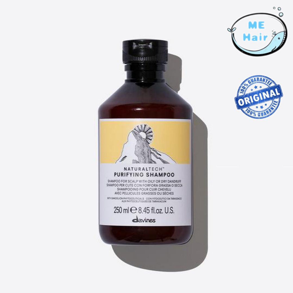 Davines Naturaltech Purifying Shampoo 250ml(For scalp with oily or dry dandruff) | Shopee Malaysia