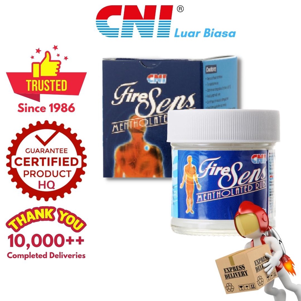 CNI Fire-Sens Mentholated Rub (25g) - Soothing Relief For Insect Bite ...