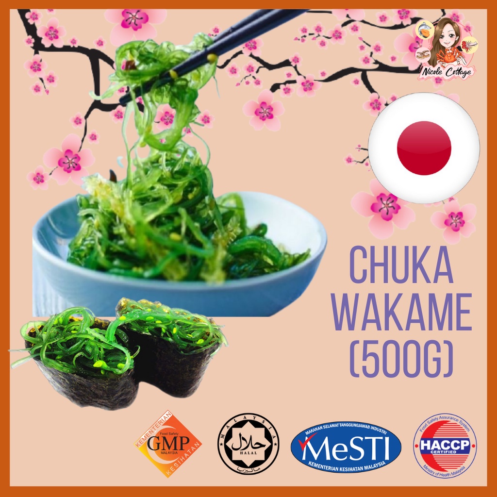 Halal Japanese Chuka Wakame/ Seaweed Salad 1kg | Shopee Malaysia