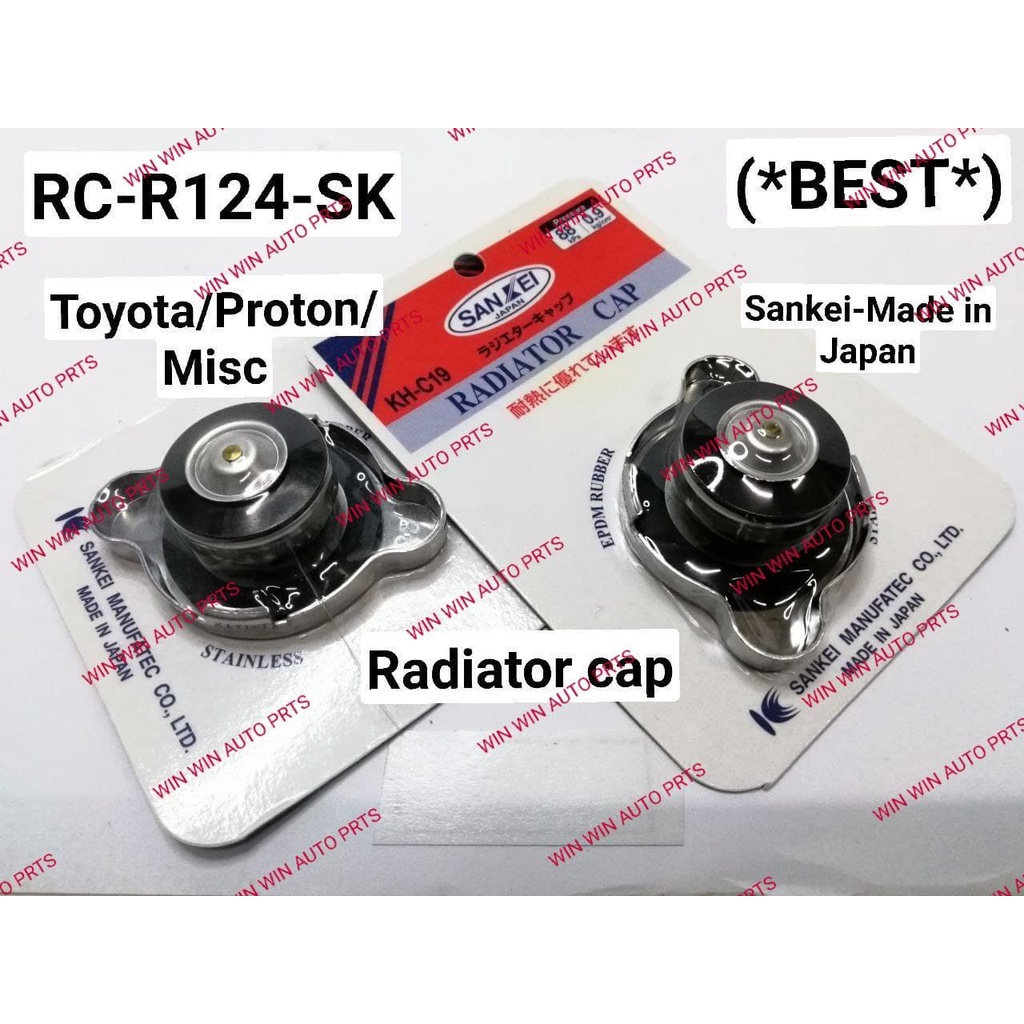 Sankei Made in Japan Penutup Tangki air Radiator Cap Silicone R124 ...