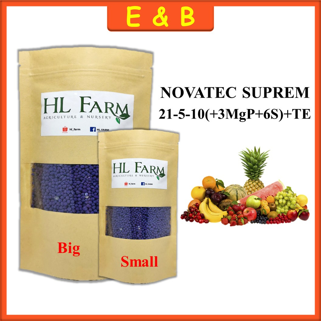 1kg Baja Novatec Suprem NPK 21-5-10 (+3MgO+6S)+TE / Baja Buah / Baja ...