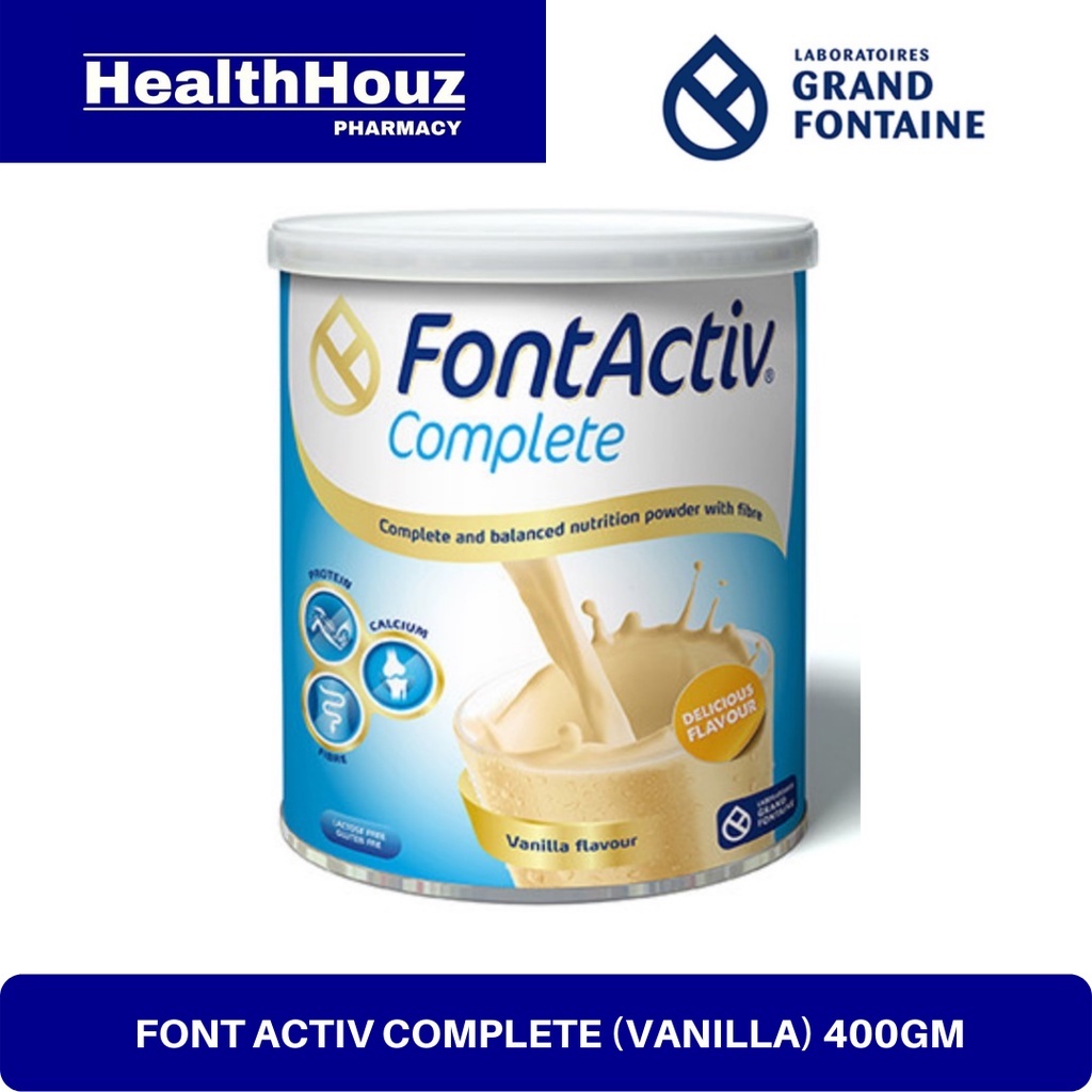 FONTACTIV COMPLETE (VANILLA) 400GM | Shopee Malaysia