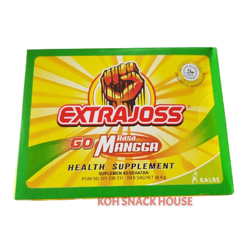 Extra Joss Health Supplement (Mangga / Anggur) 6 Sachets | Shopee Malaysia