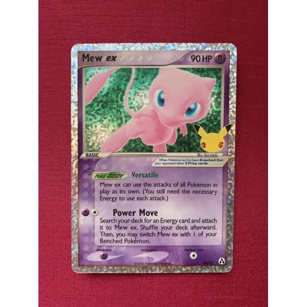 Pokemon TCG: Celebrations Shiny Mew EX (88/92) Ultra Rare. Mint ...