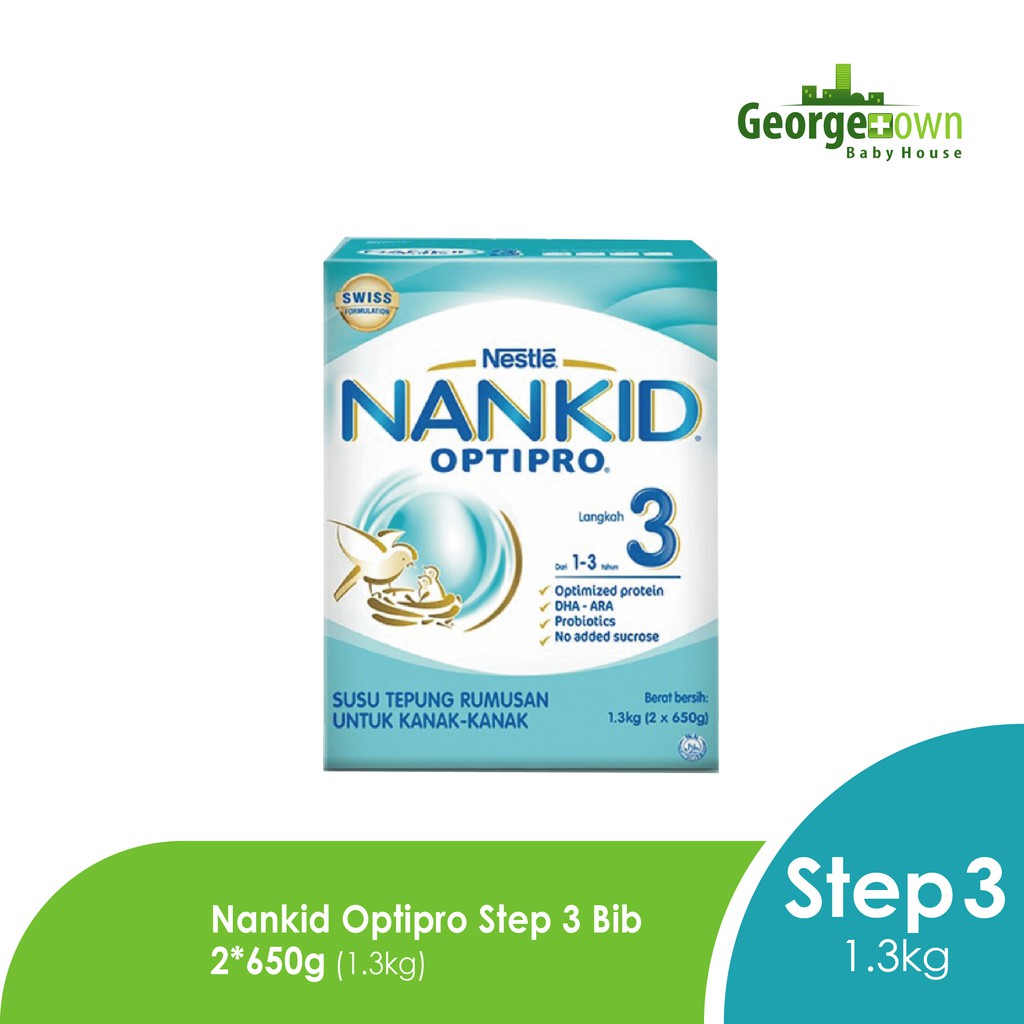 NANKID Nankid OPTIPRO STEP 3 BIB 2*600G (1.2KG) new packing (GTG ...