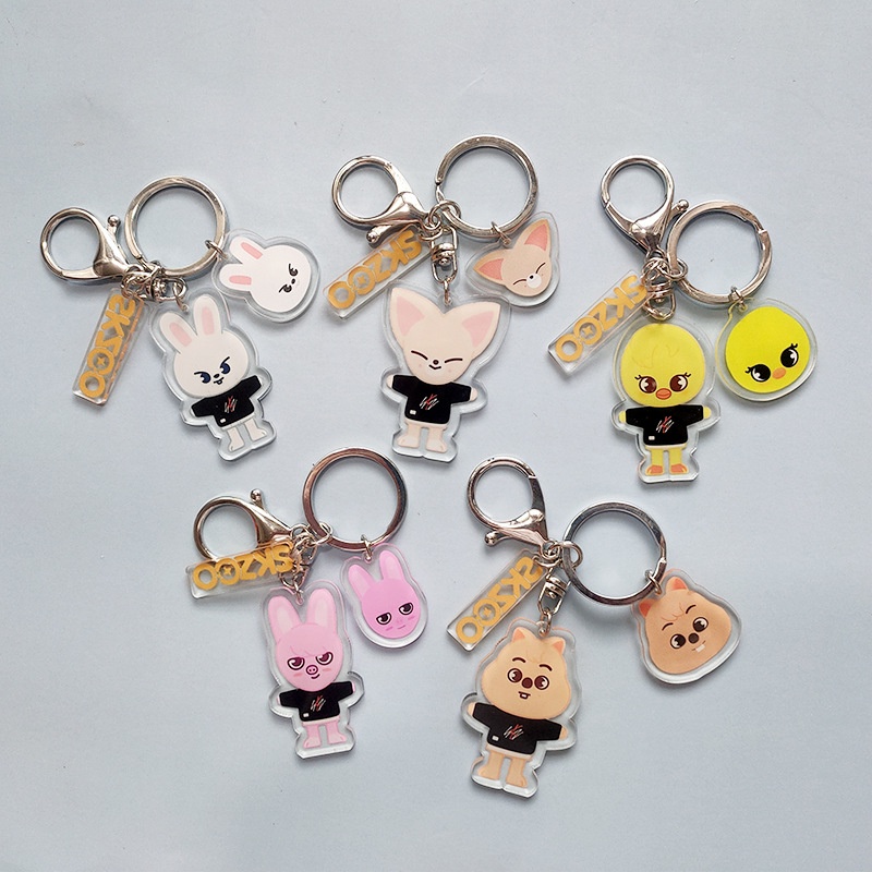 Kpop Stray Kids Skzoo Acrylic Keychain Key ring Bag accessories ...