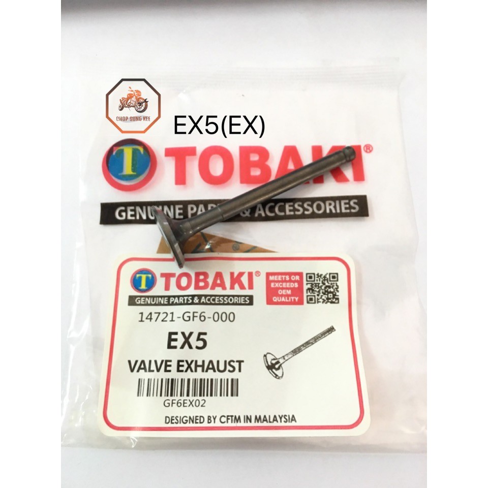 EX5/DREAM/WAVE-100 Standard Valve Set Intake/Exhaust Valve(TOBAKI ...
