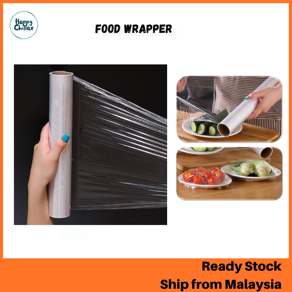 Kitchen Food Wrapper Plastic Cling Film Wrap Pembalut Makanan Plastik ...