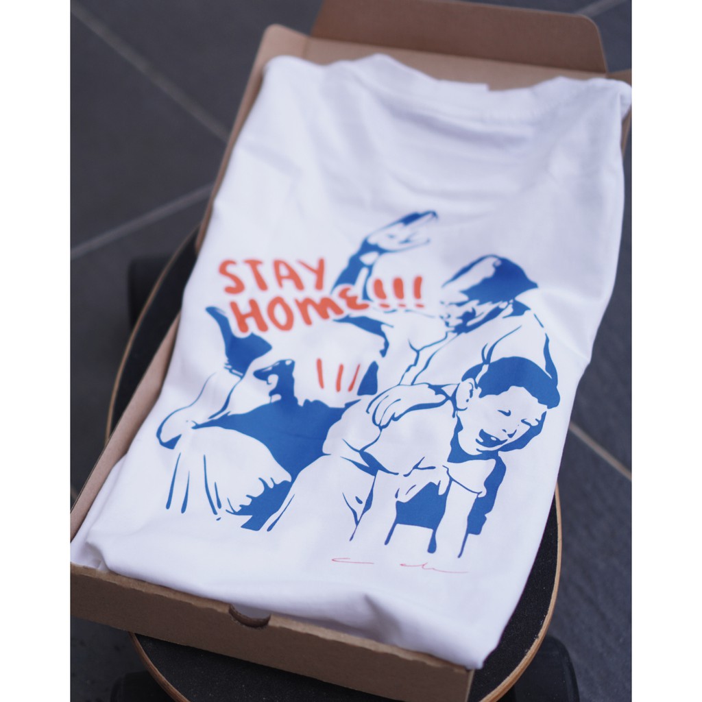 'Angry Granny : Stay Home' Cotton Unisex T-Shirt by Con Ele | Shopee ...
