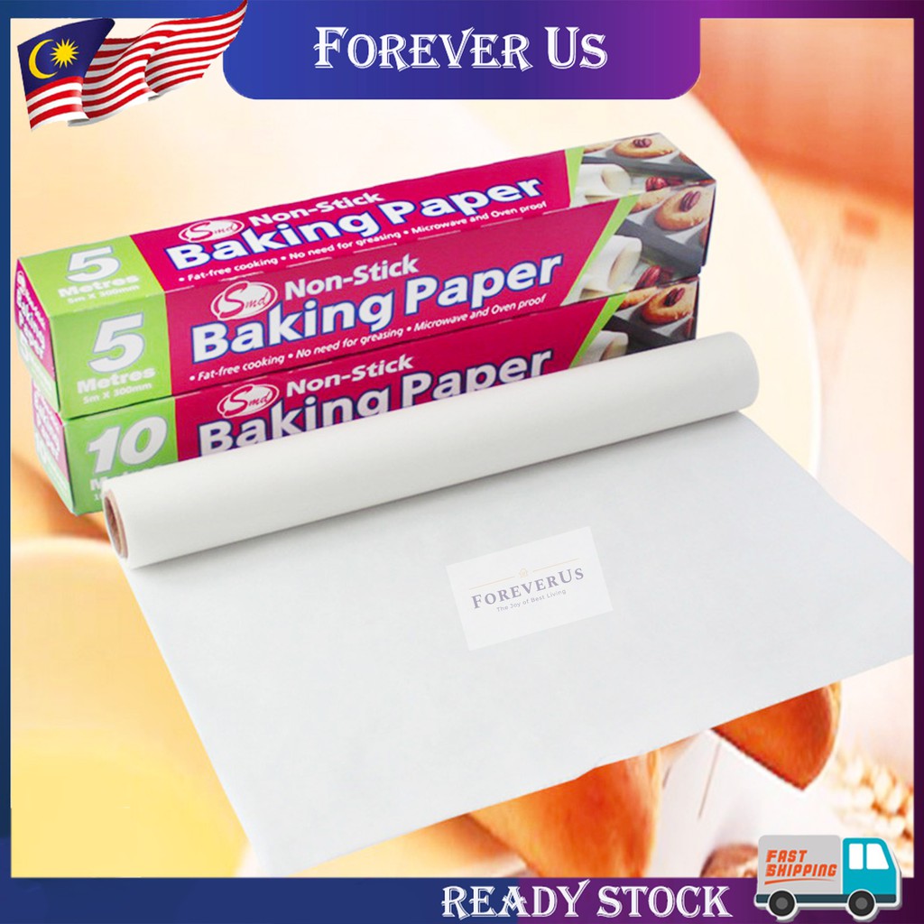 5M/10M/20M/50M Baking Paper With cutter Barbecue Double-sided Silicone ...