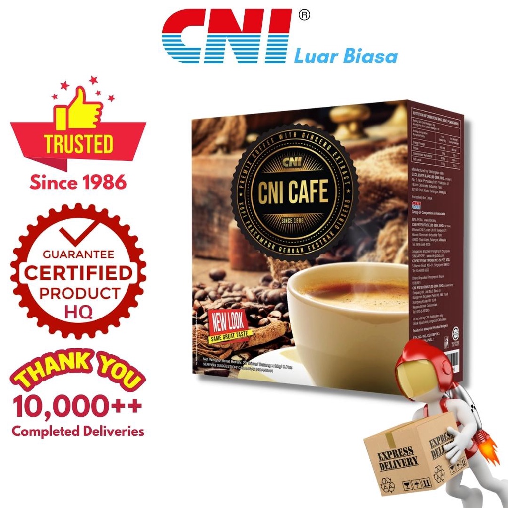 CNI Cafe (15 sachets x 20 g) - Your Perfect Blend of Fine Coffee and ...