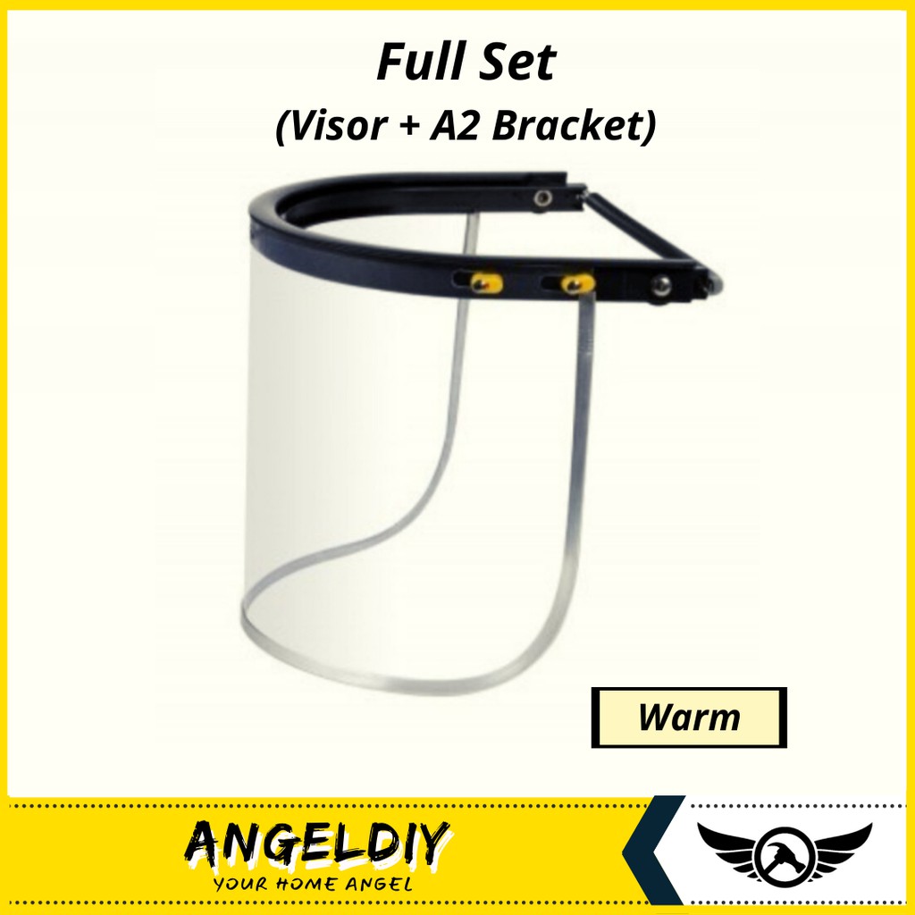 Liftable Face Shield Full Set Head Visor and A2 Bracket for Safety ...
