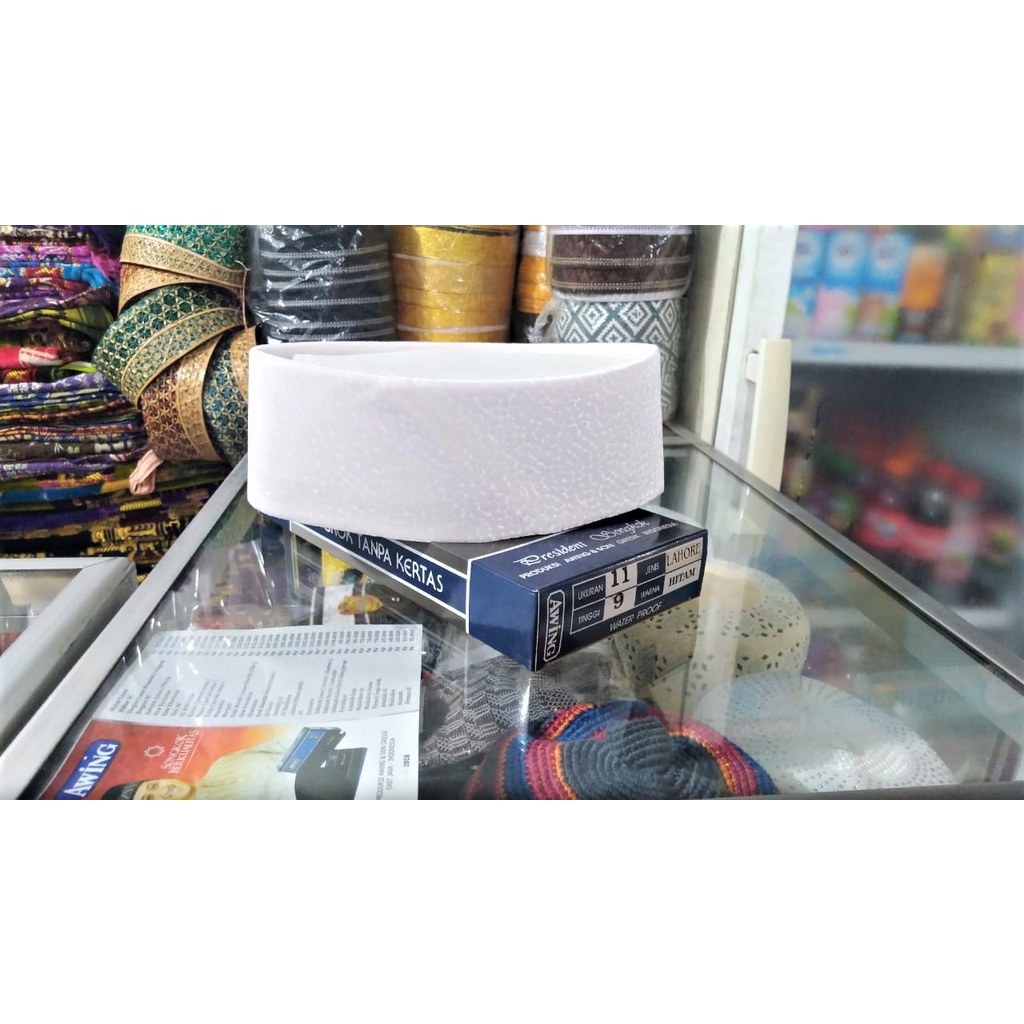 PUTIH Lahore Awing White Songkok / Awing White Awing Ori Songkok ...