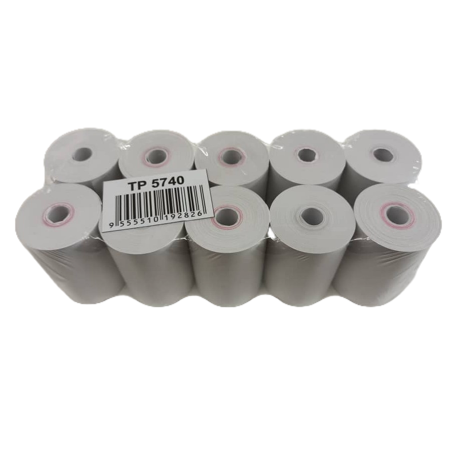57mm x 40mm Coreless Thermal Receipt Paper Roll (10 Roll/pack) | Shopee ...