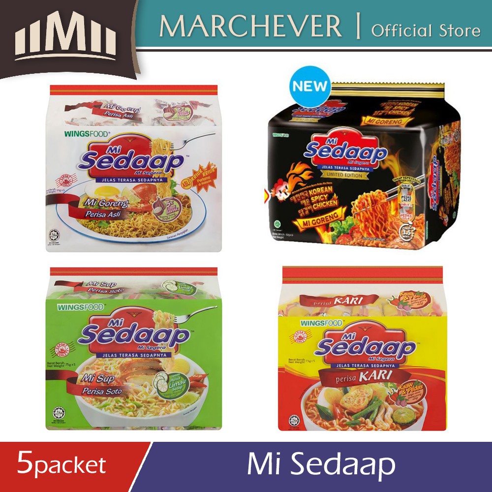 WingsFood Mi Sedaap Mi Kari / Soto / Goreng Original Flavour Instant ...