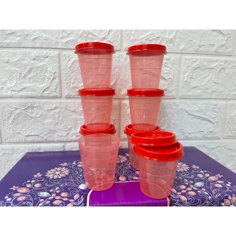 READY STOCK ORIGINAL 100% Tupperware comel Red Chilli Midgets 60ml x ...
