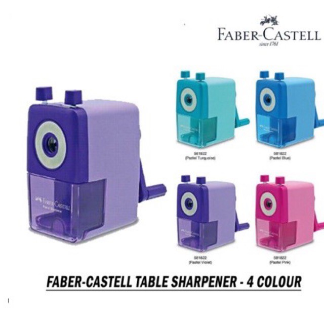 FABER CASTELL TABLE PENCIL SHARPENER 581822🔥🔥 | Shopee Malaysia